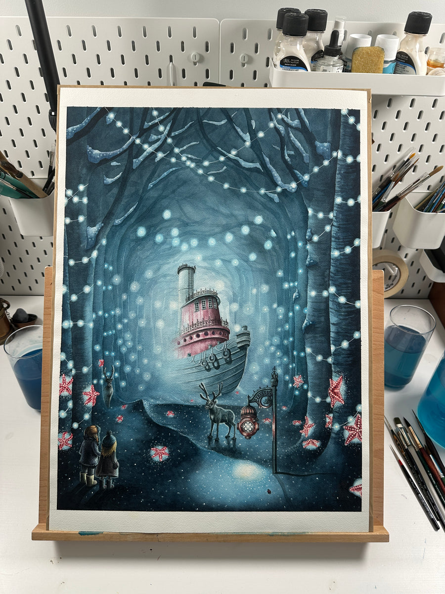 A2 Original Artwork - Hidden Dream – Christopher Maxwell Art
