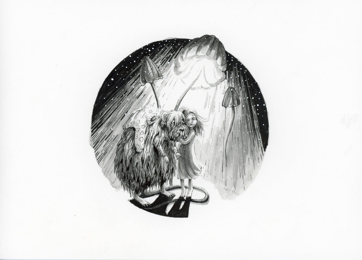 A5 Original 'Pure Heart' Sketch – Christopher Maxwell Art